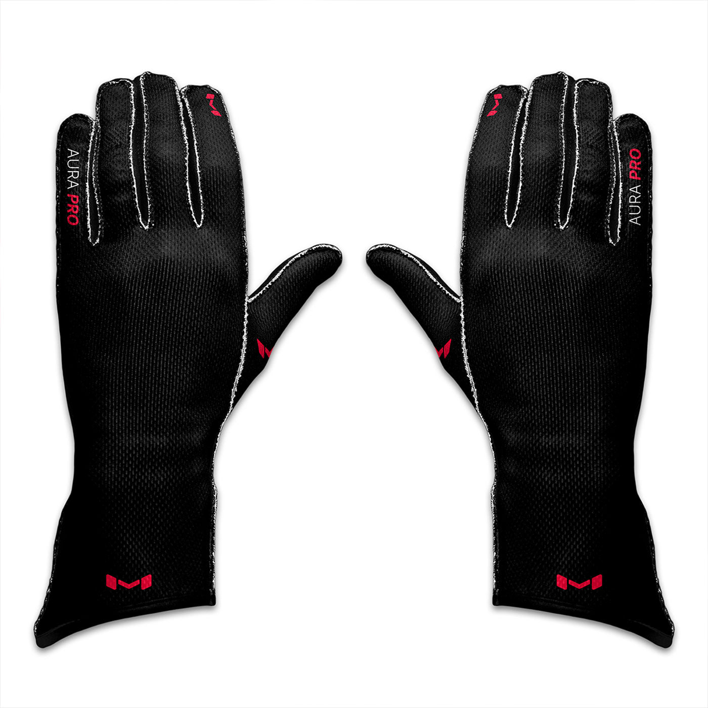 Moradness Aura Pro Midnight Black Gloves | Sim Racing & Karting