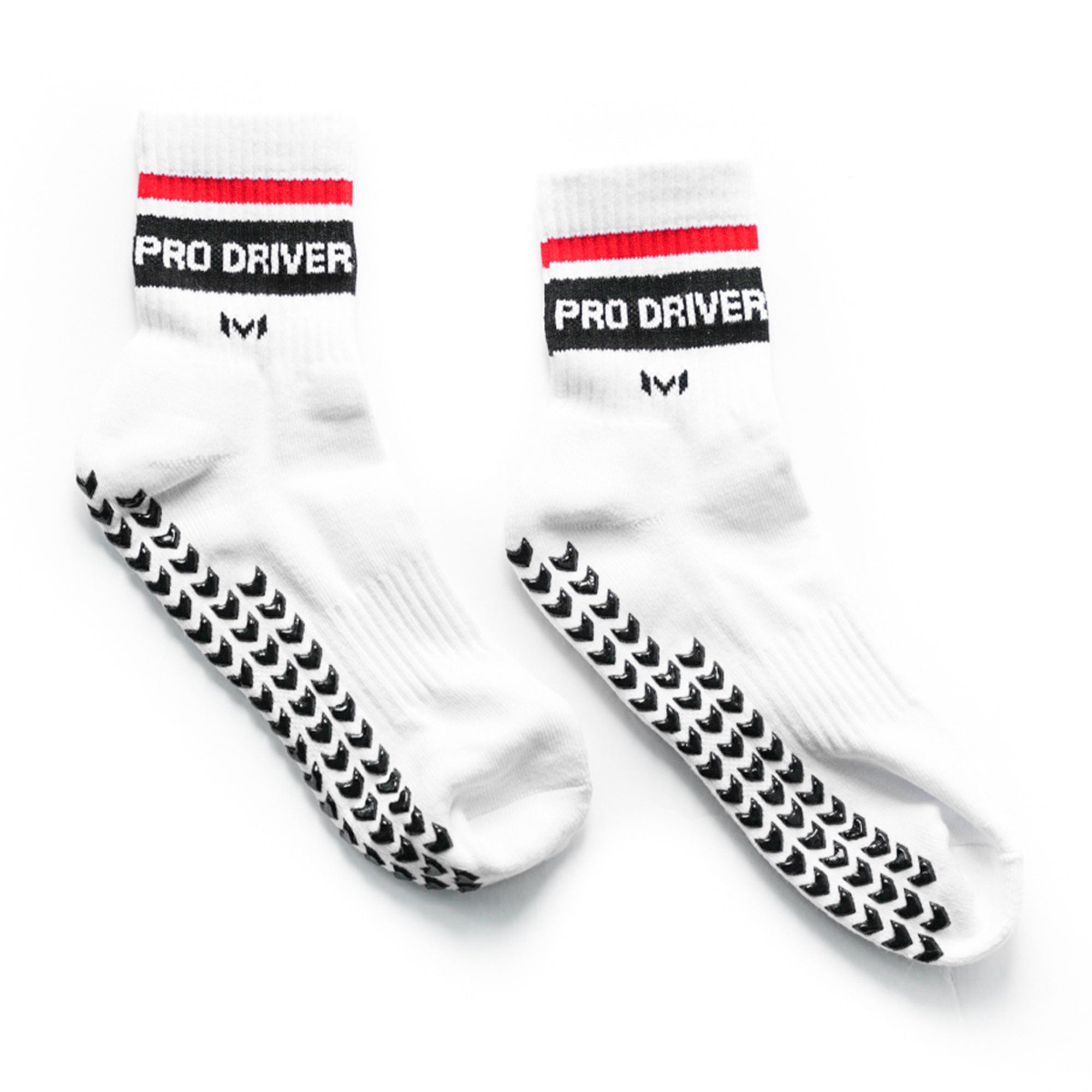 Moradness | Pro Driver Black and White Sim Racing Socks