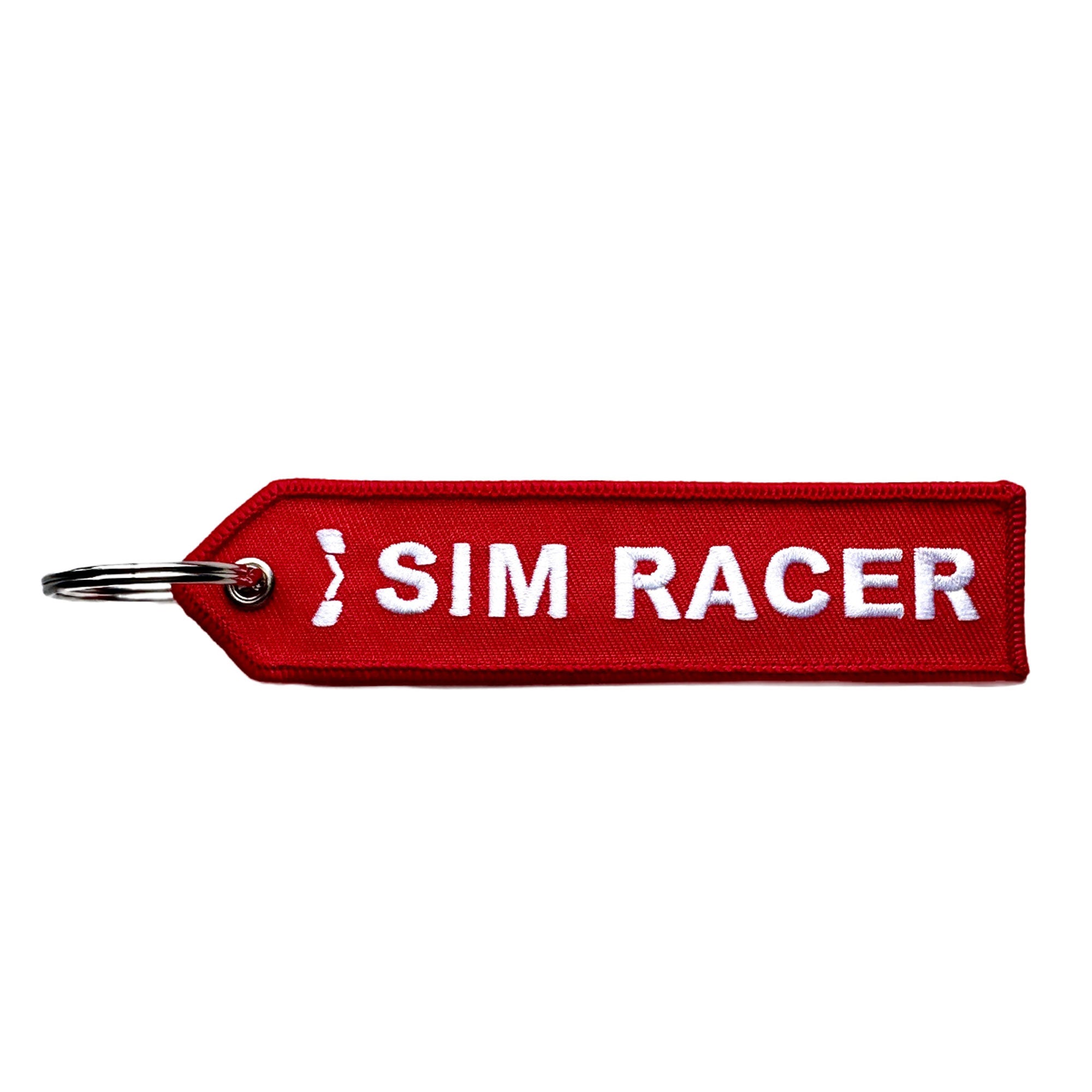 Moradness Sim Racer Red Tag Keychain