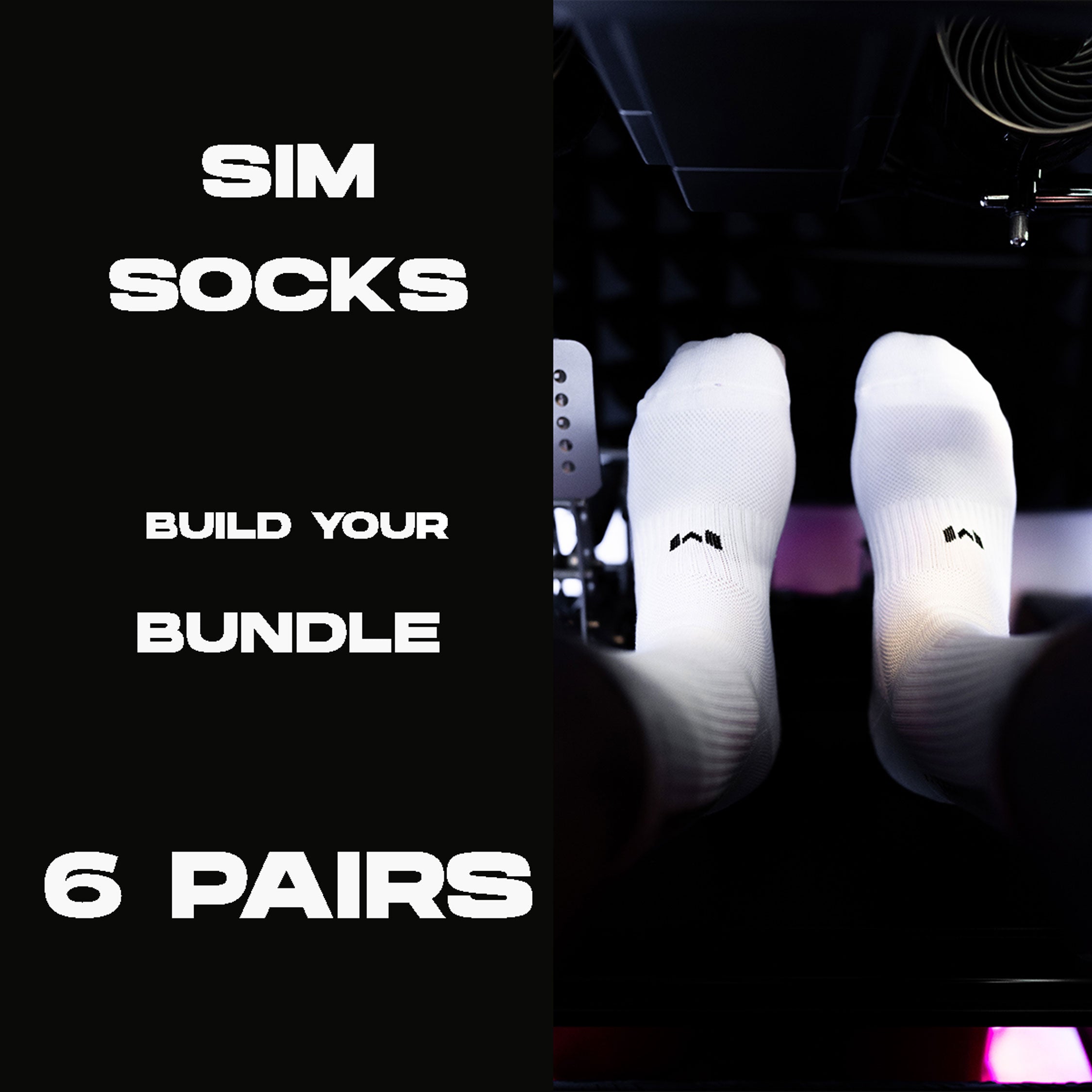 Moradness | Sim Racing Sock Bundle (6 Pairs)